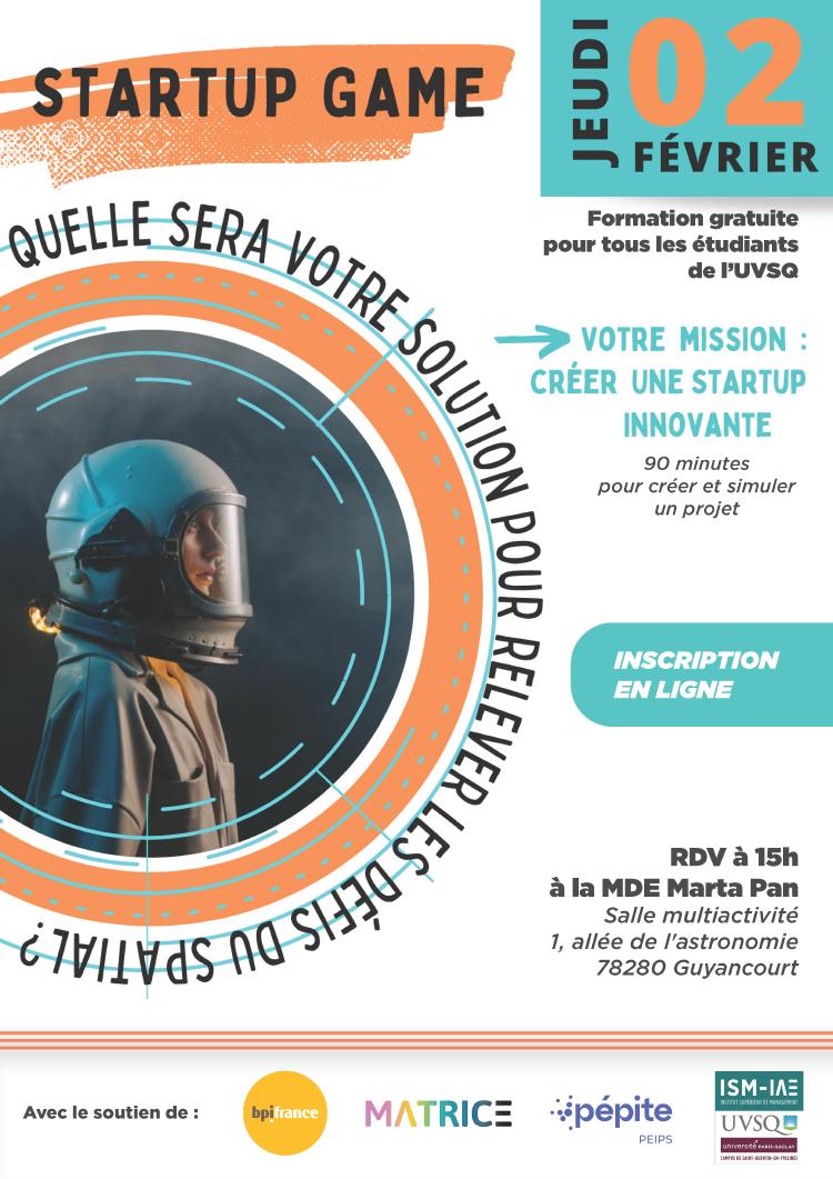 Startup Game sur le thème du spatial avec notre partenaire Matrice ...
