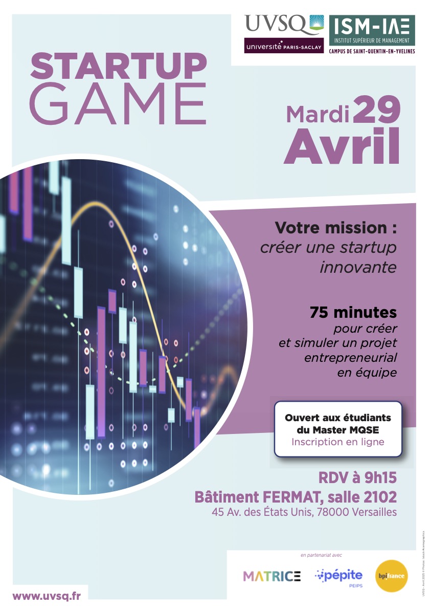 Start'up Games: entrepreneurship takes centre stage with EADS Masters students - ISM-IAE