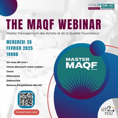 Webinaire : Master Management des Achats et Qualité des Fournisseurs ...