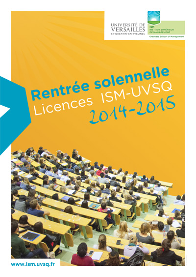 Rentrée solennelle des licences promotion 2014-2015 - ISM-IAE