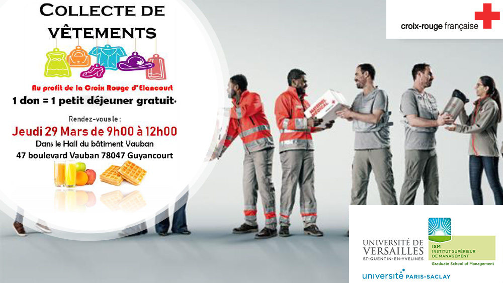 Collecte vestimentaire en collaboration avec la Croix Rouge française ...